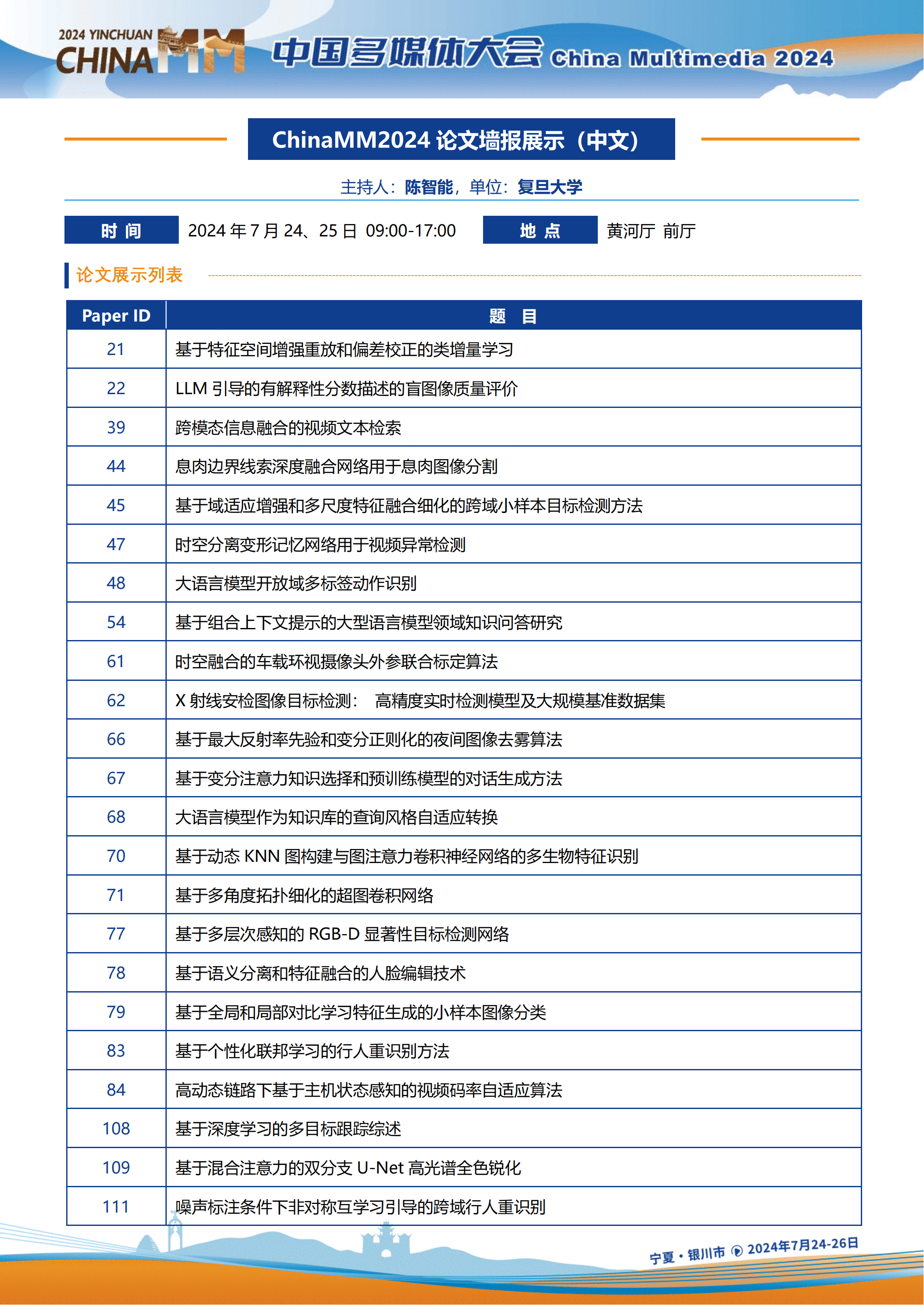 中国多媒体大会 ChinaMM